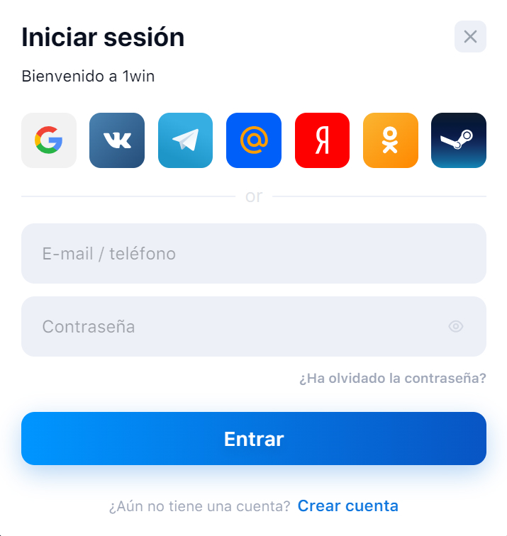 1Win Login: Acceso Directo
